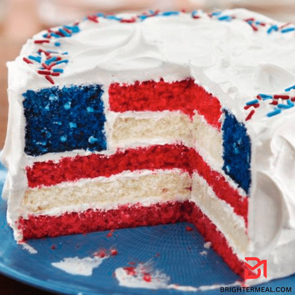 American Flag Cake