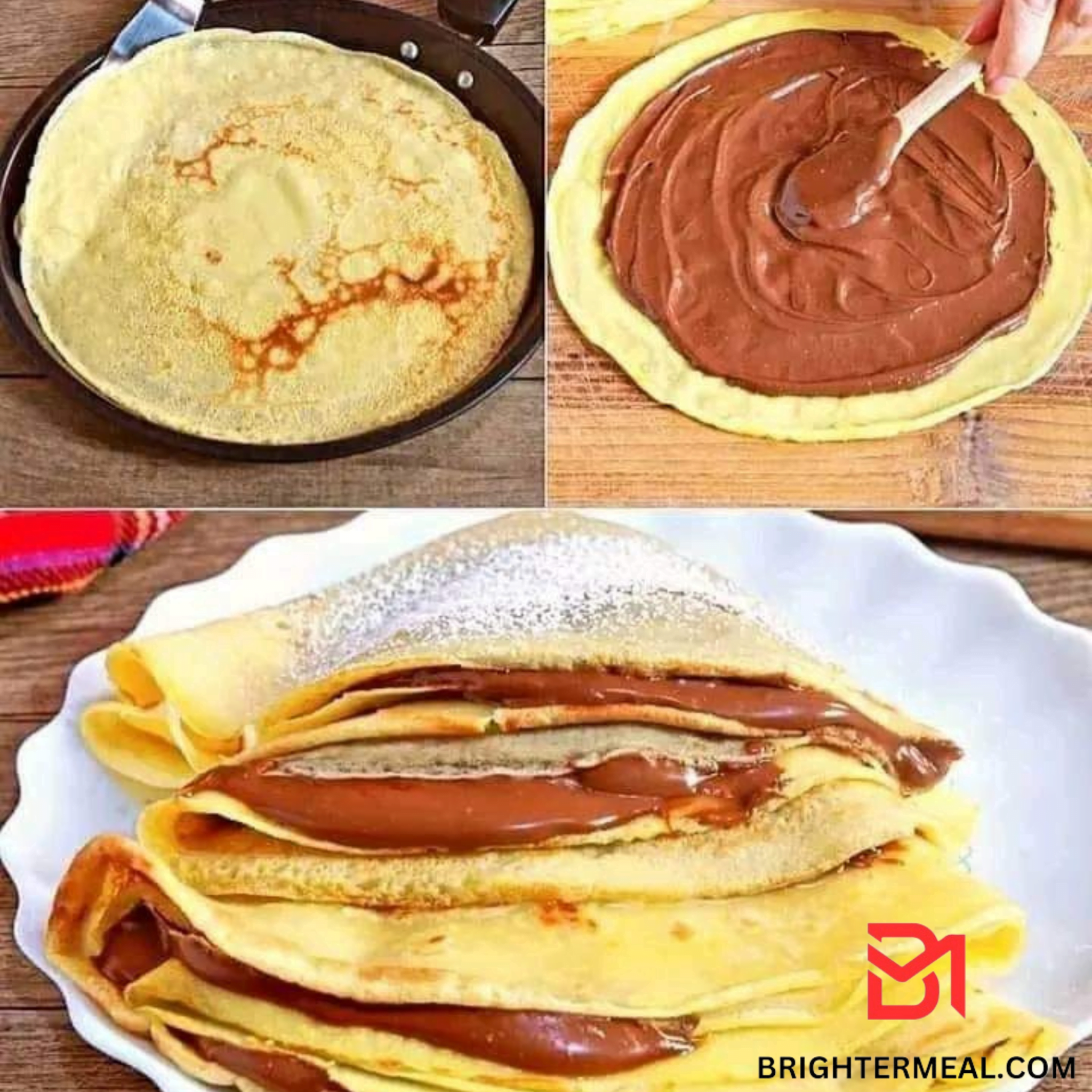 CREPES WITH NUTELLA
