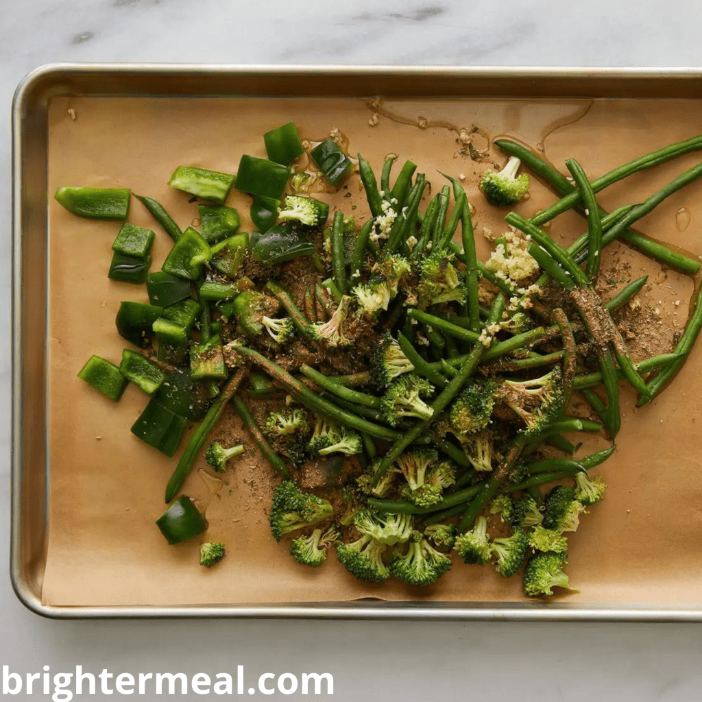 Sheet Pan Parmesan Chicken and Veggies : Delicious Recipe