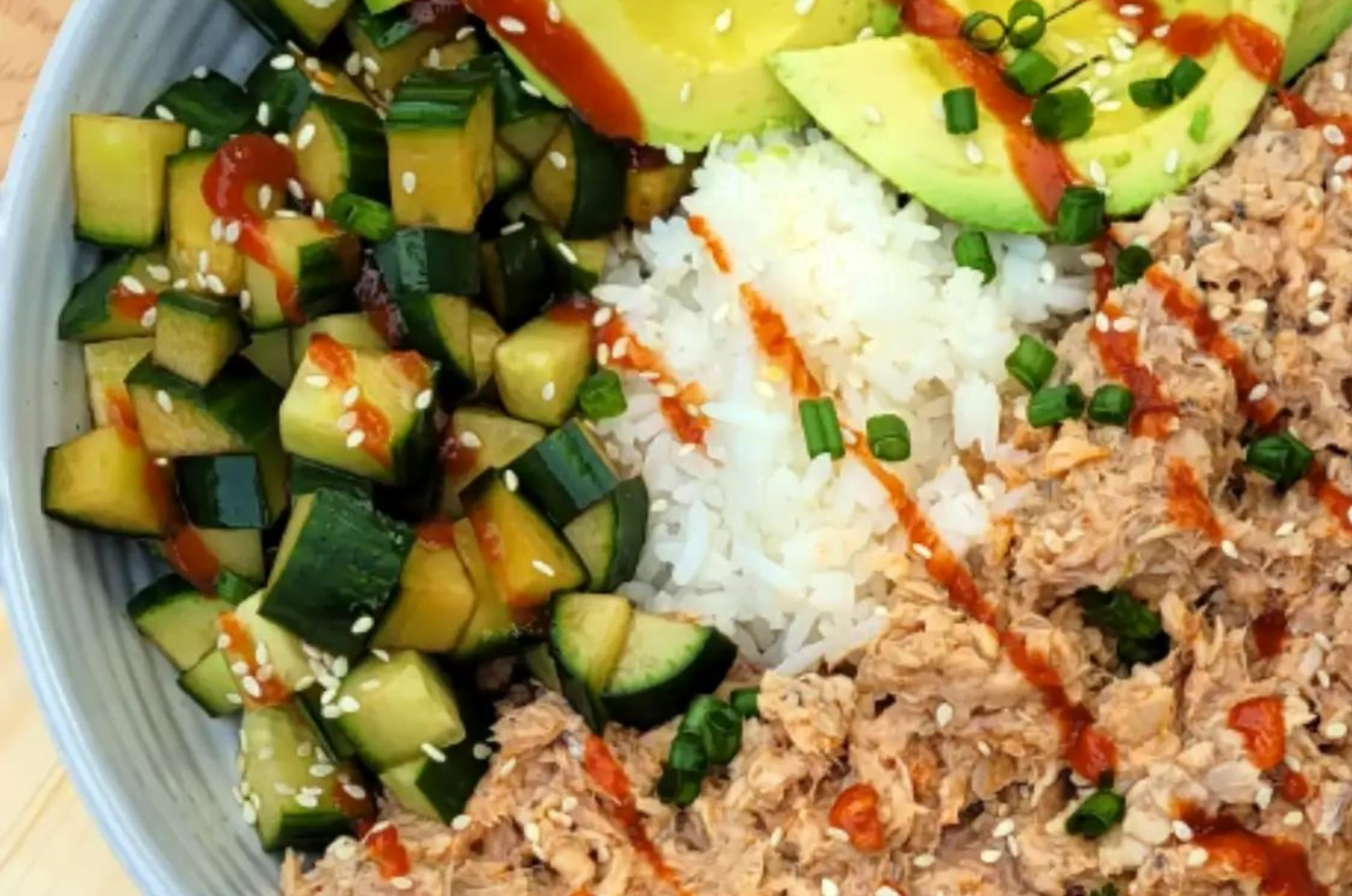 Spicy Canned Salmon Rice Bowl Recipe