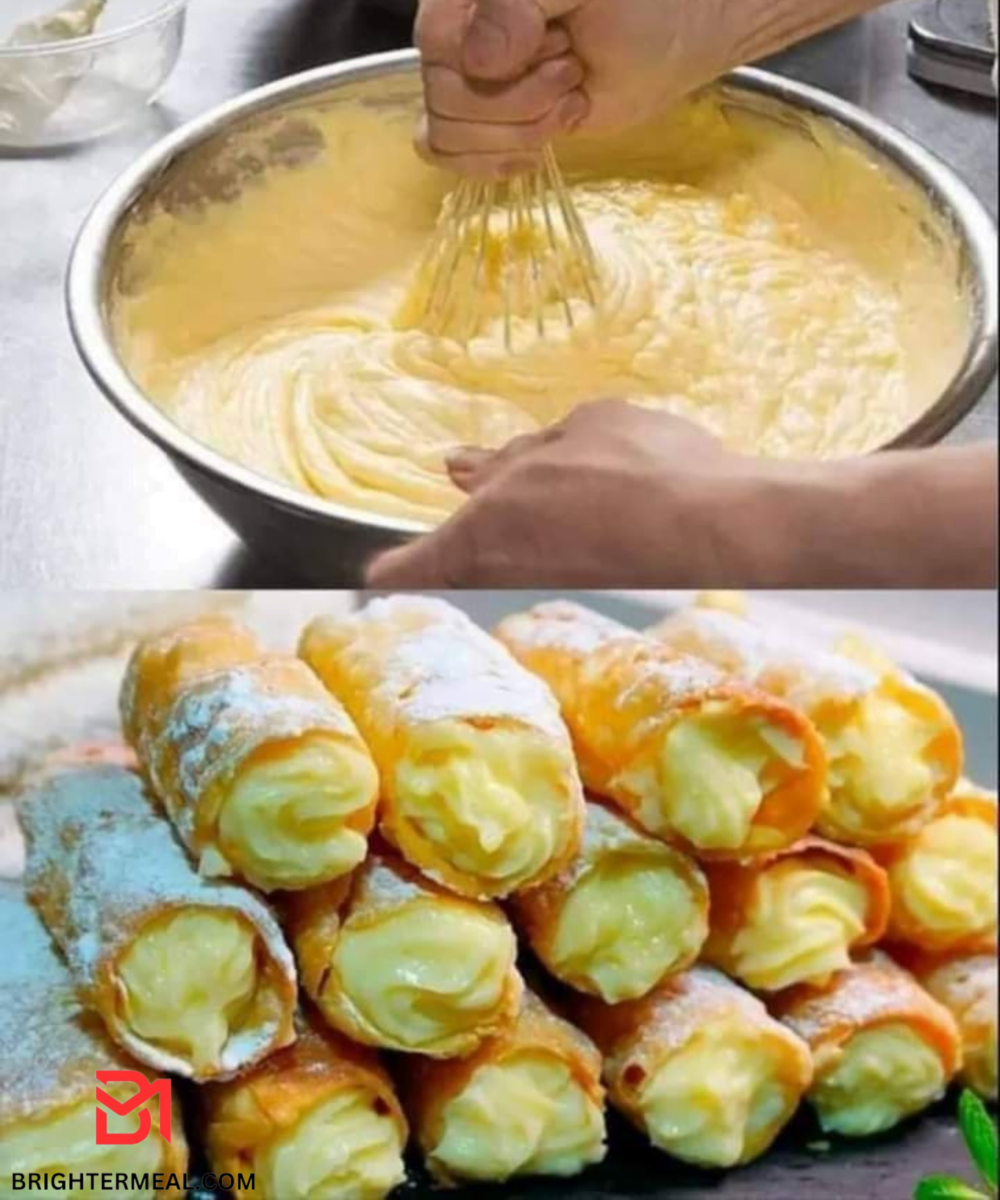 Vanilla Cream Rolls Recipe