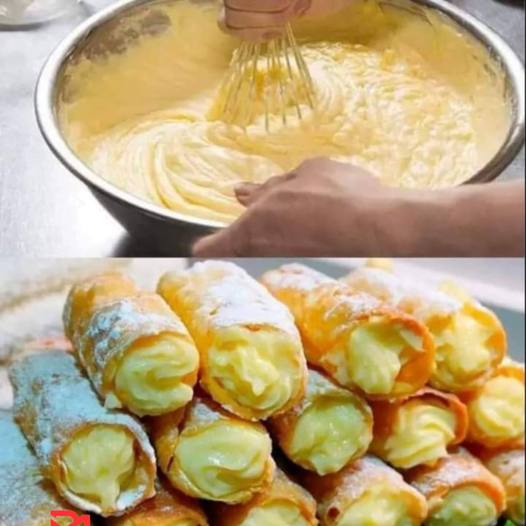 Vanilla Cream Rolls Recipe