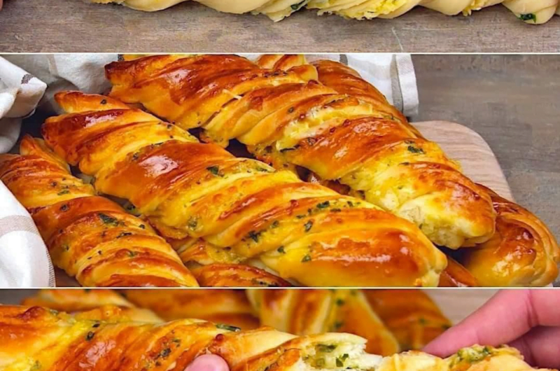 Cheese Twisted Bread