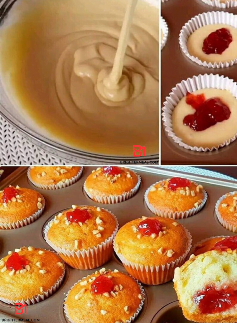 Jam-Filled Cupcakes