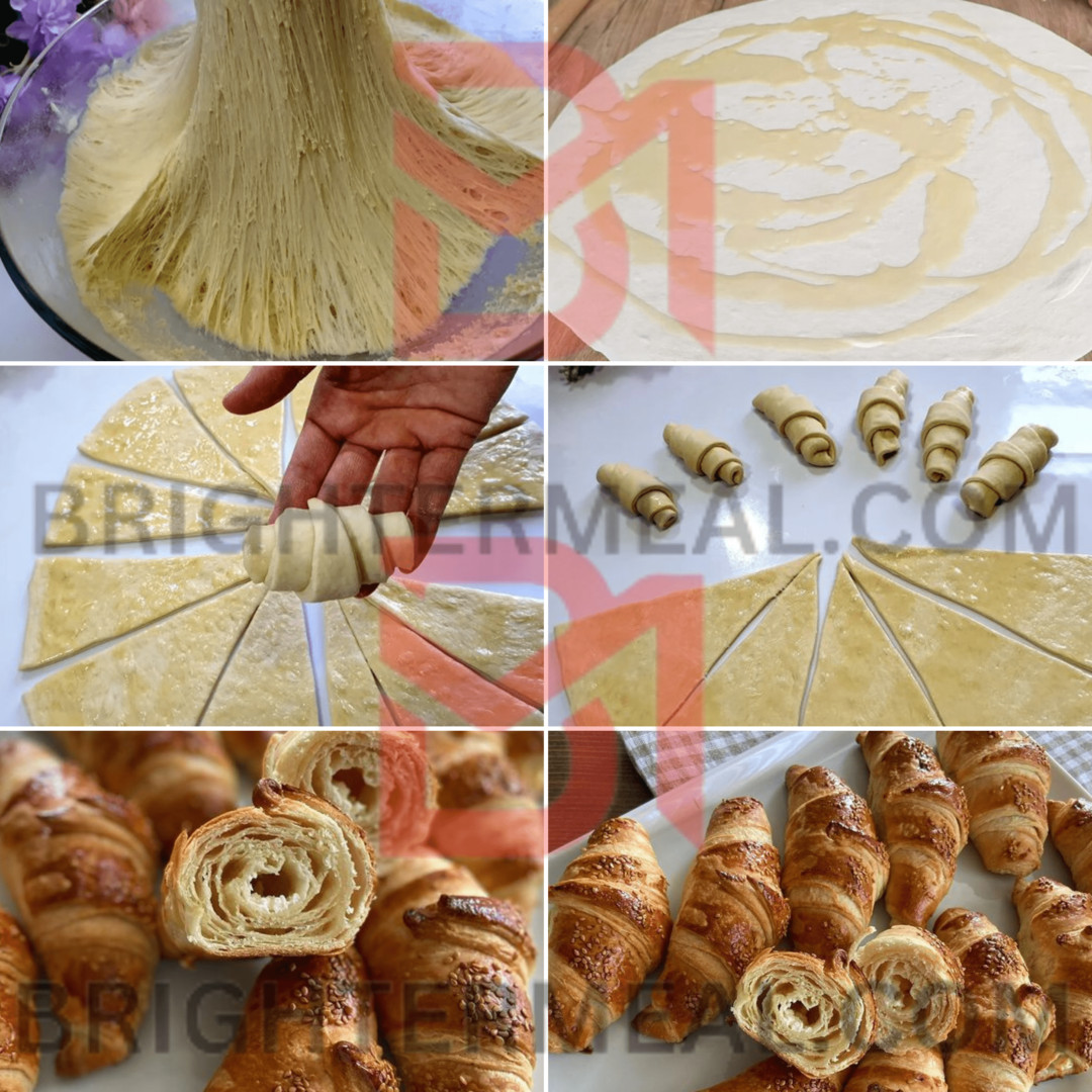 Layered Croissant Pastry Recipe